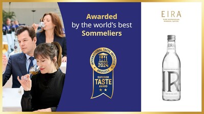 EIRA Water's Remarkable Achievement at the Superior Taste Award