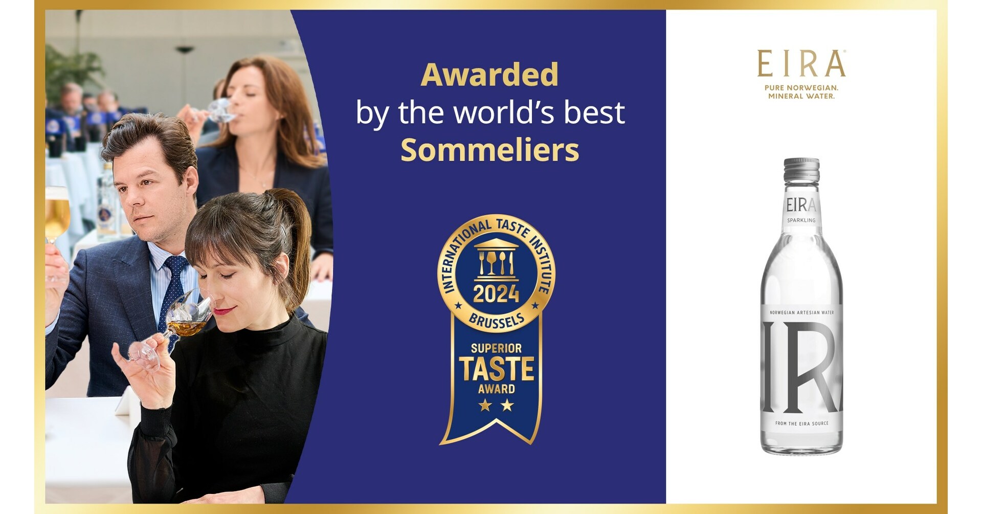 EIRA Water's Remarkable Achievement at the Superior Taste Award