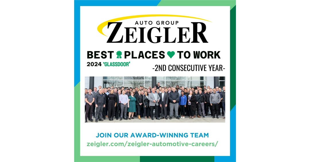 Glassdoor Honors Zeigler Auto Group for a Second Consecutive Year with ...