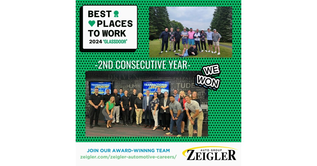 Glassdoor Honors Zeigler Auto Group for a Second Consecutive Year with ...