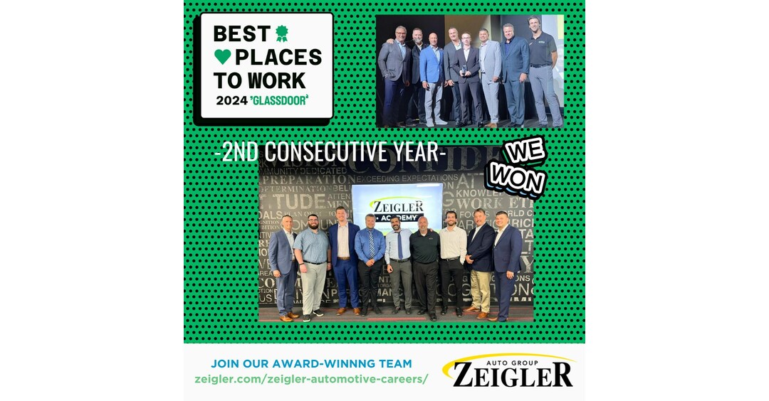 Glassdoor Honors Zeigler Auto Group for a Second Consecutive Year with ...