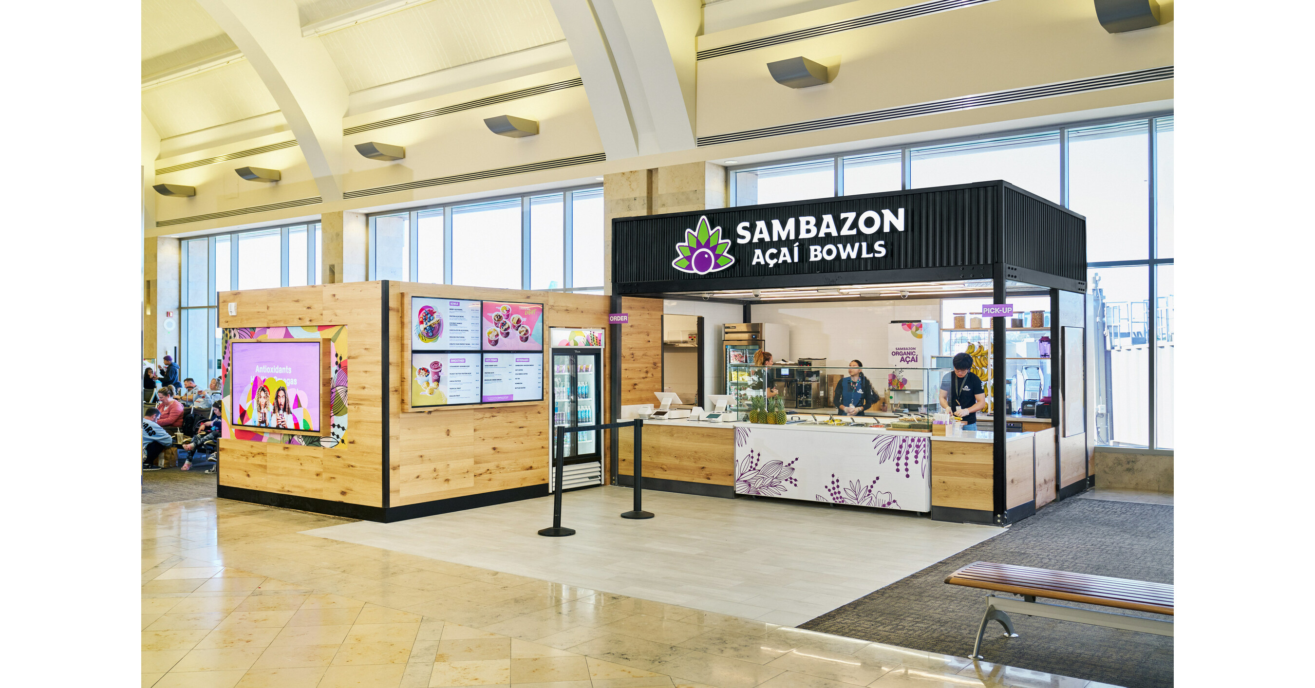 SAMBAZON Açaí Bowls Arrives at John Wayne Airport Orange County