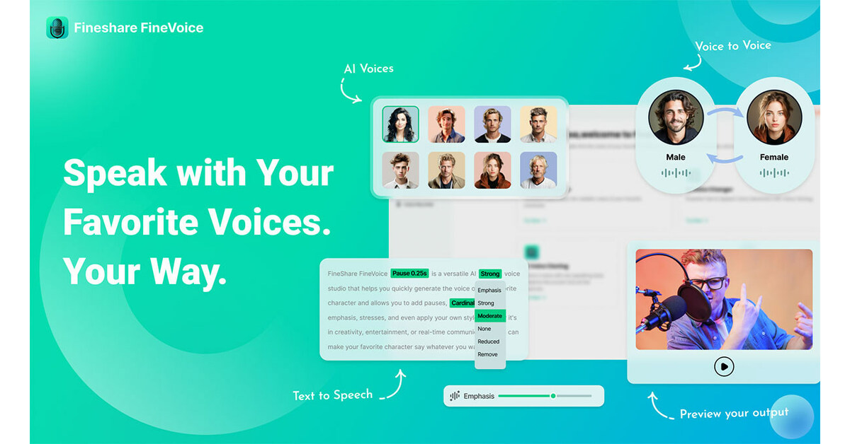 Fineshare FineVoice Now Embraces its 1.5 Version Upgrade as a Versatile ...