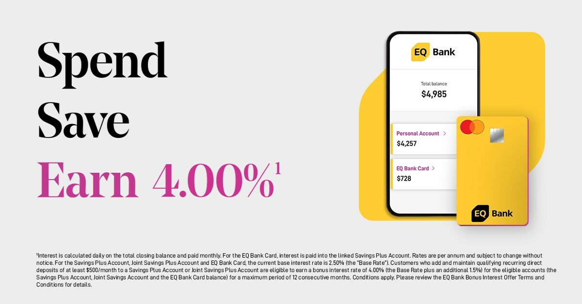 EQ Bank challenges Canadians to expect more of chequing accounts as ...