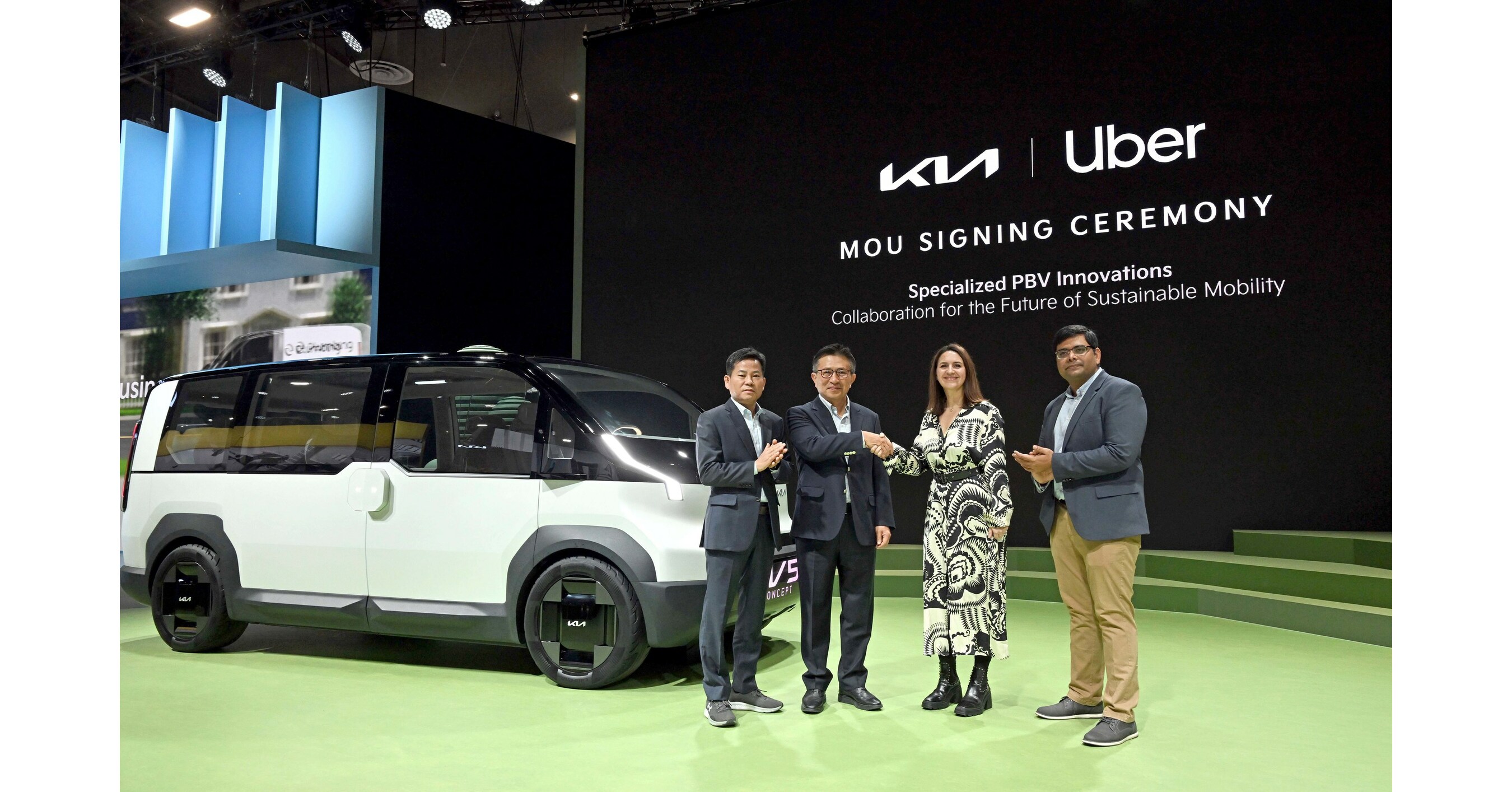 Kia Signs MoU to Offer Ride Hailing PBVs to Drivers on the Uber Platform