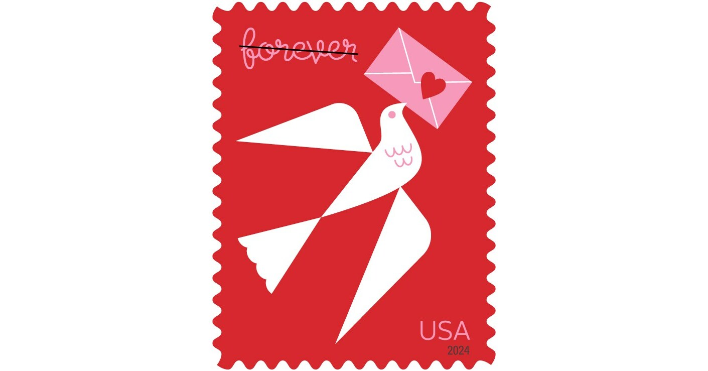 New Love Stamp Flies into Your Post Office