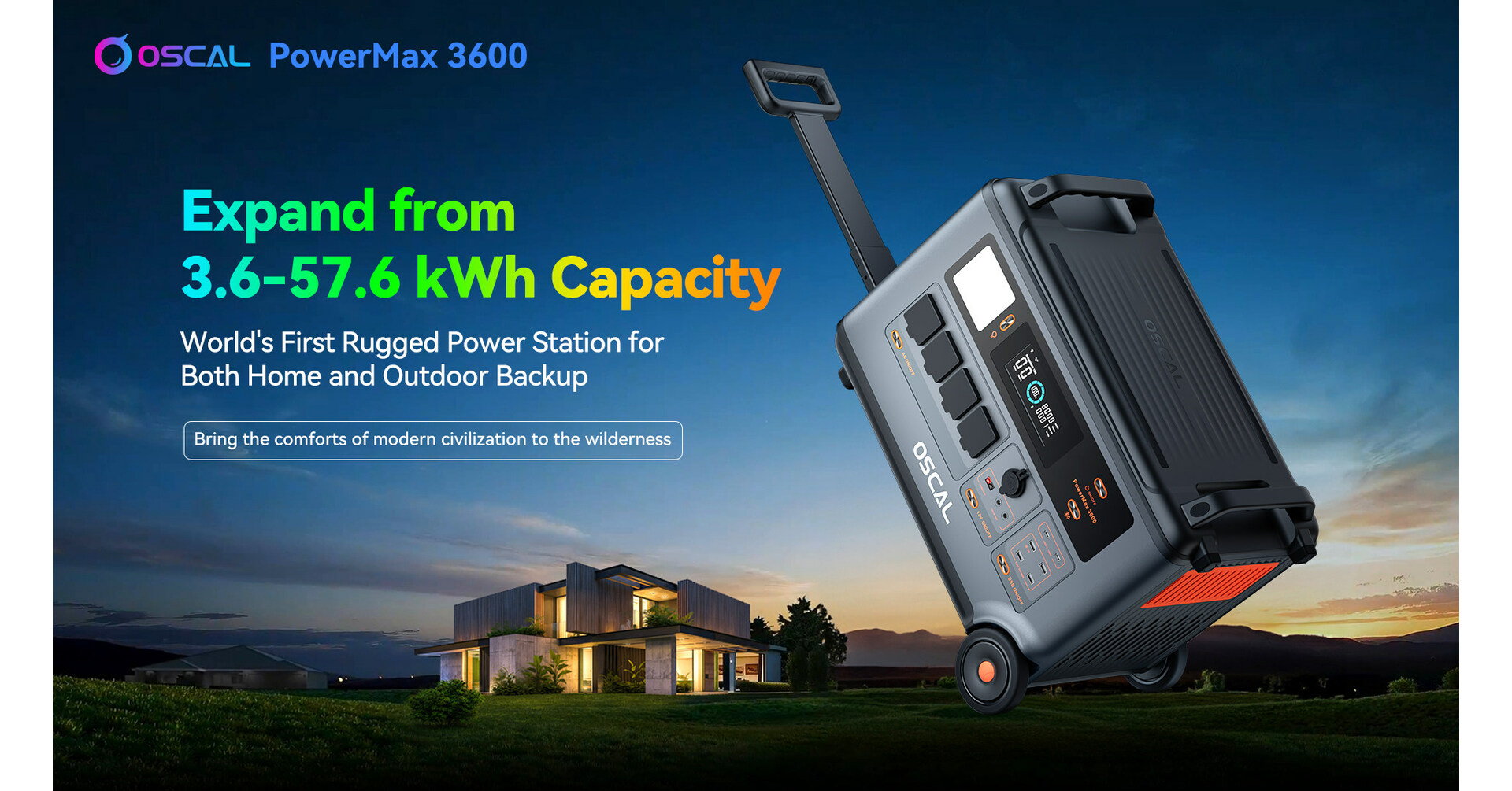 World's First Rugged Power Station! Blackview OSCAL Rolls Out PowerMax 3600