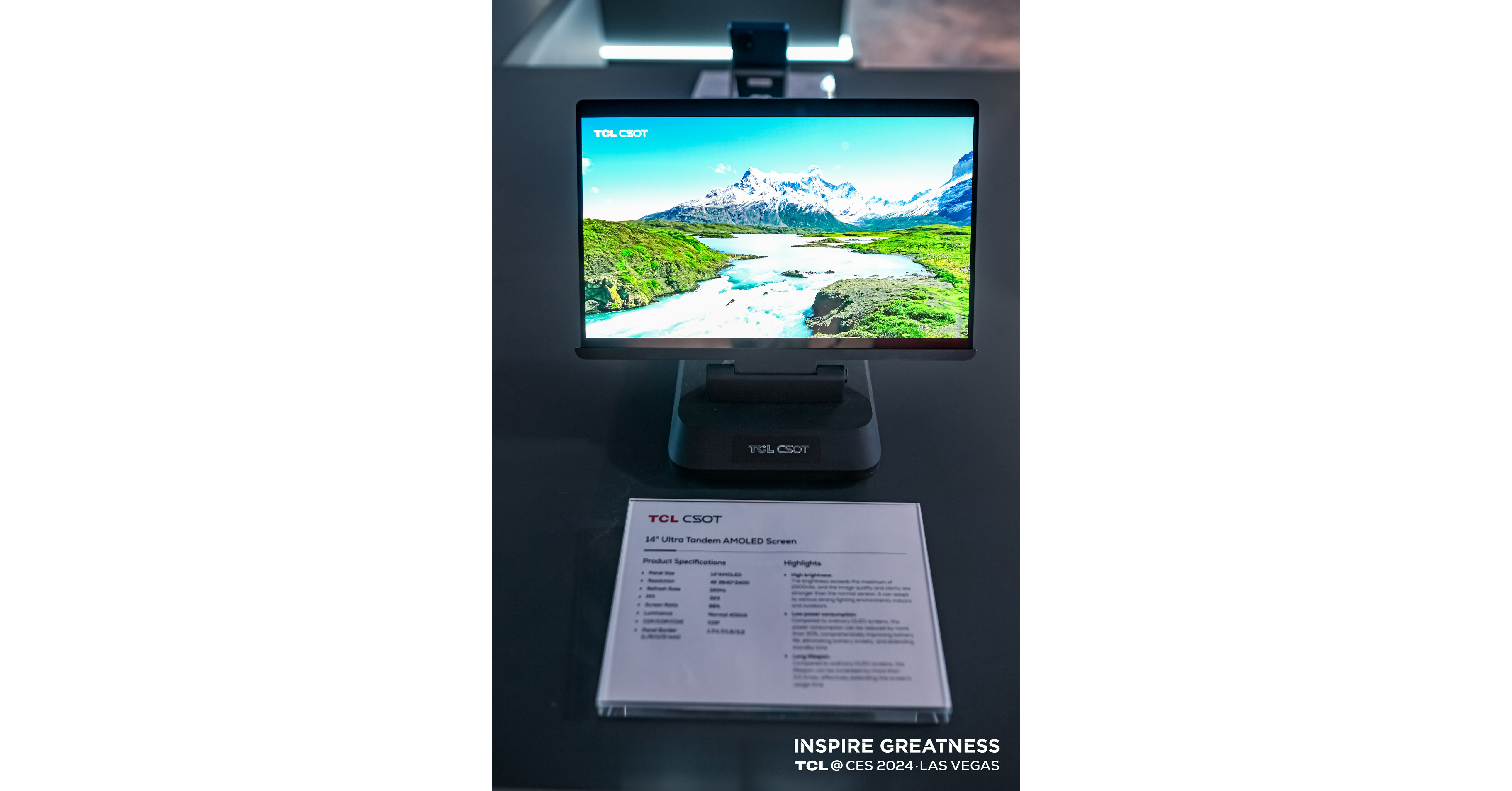 TCL CSOT Unveils Newest IJP OLED and FMM-OLED Technologies at CES 2024