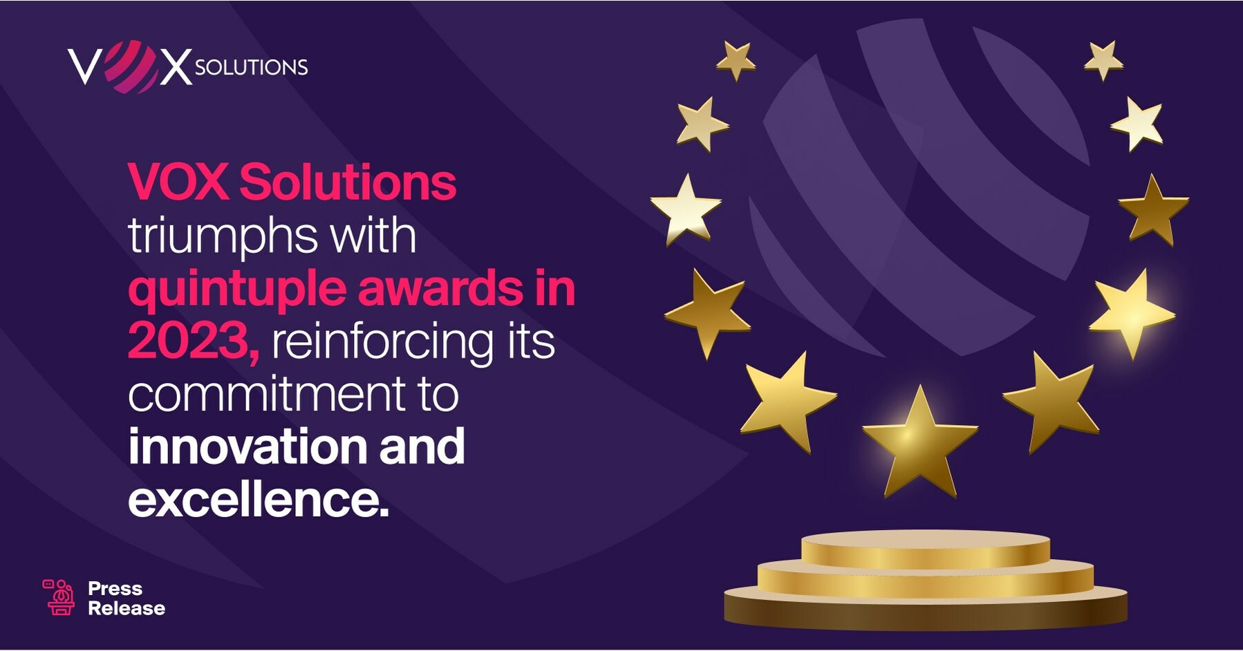 VOX Solutions triumphs with quintuple awards in 2023, reinforcing its ...