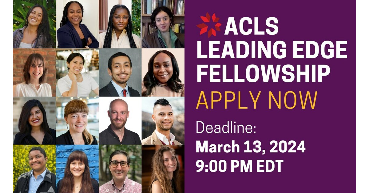 American Council of Learned Societies Launches 2024 Leading Edge ...