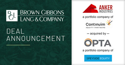 BGL Announces the Sale of Anker Industries to Opta Group - The ...