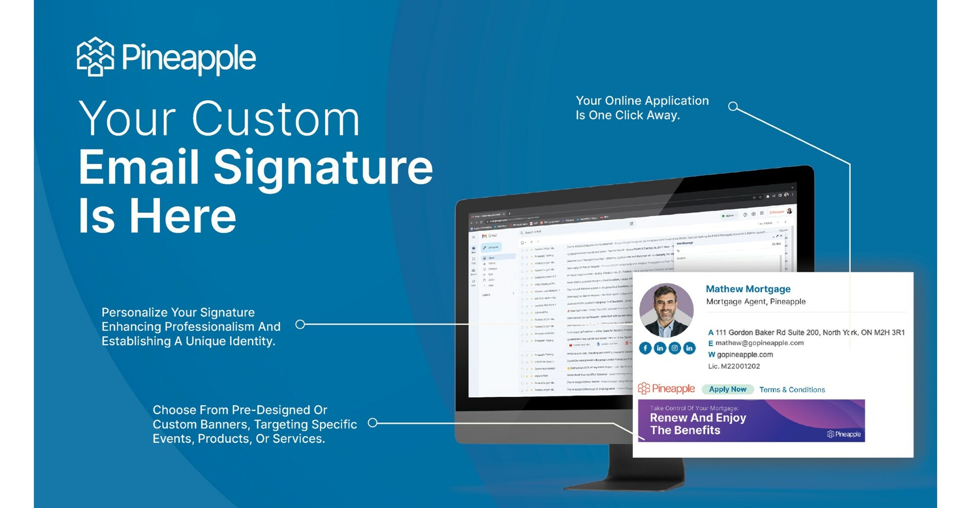 Pineapple Financial Inc. Launches eSignature and Advertising Banner Management Software for ...