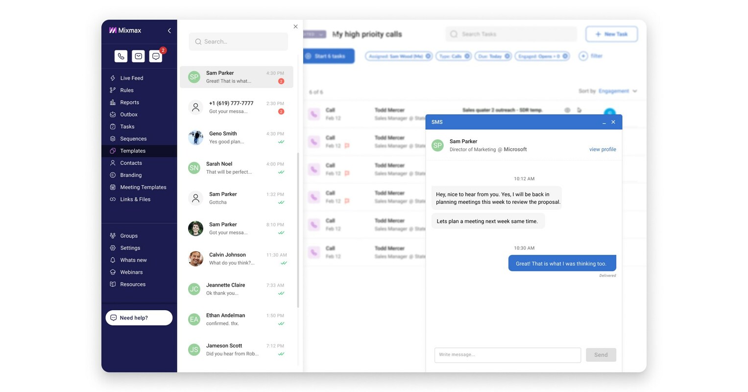Mixmax Launches Sms Functionality Transforming How Revenue Teams