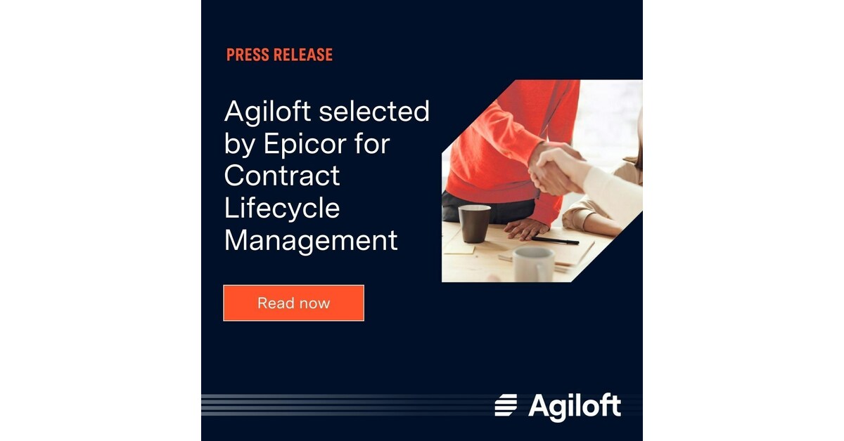 Agiloft Selected by Epicor for Contract Lifecycle Management