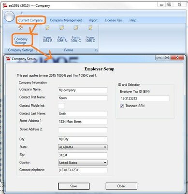 New ez1095 ACA Software 2023 Allows Import From Spreadsheet, XML Files and QuickBooks MD