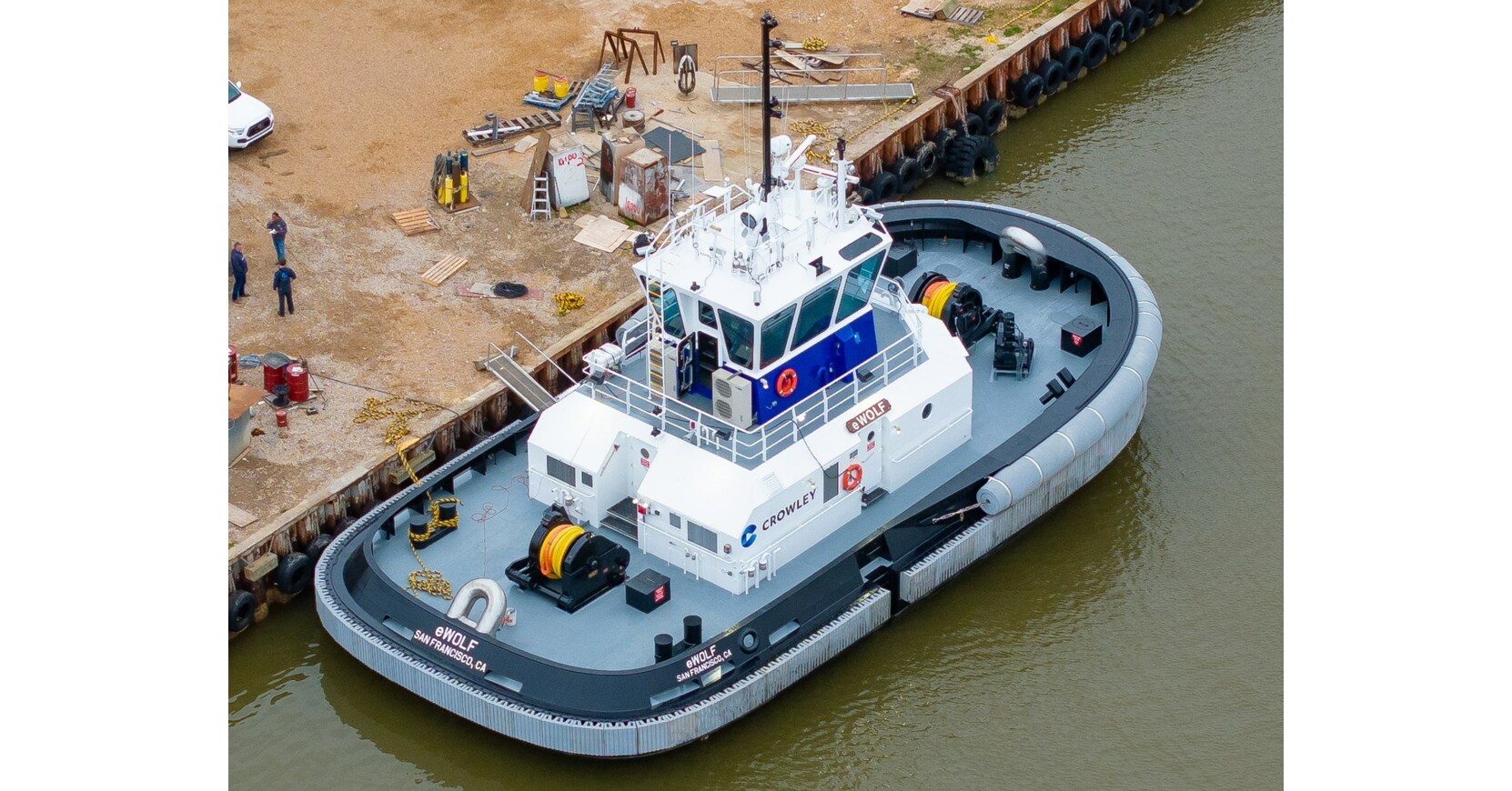 Crowley Accepts Delivery of eWolf, the First Fully Electric Tugboat in ...