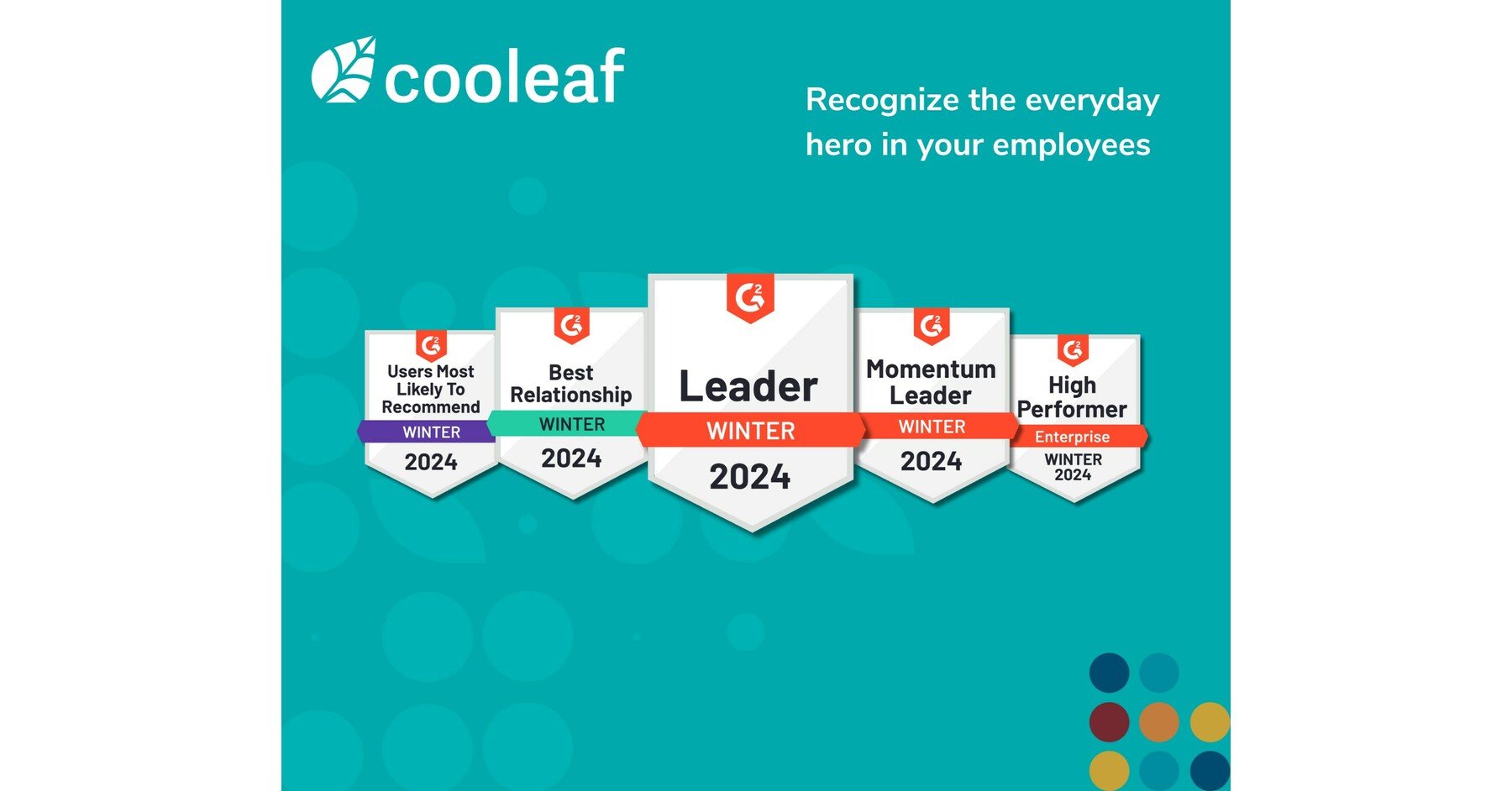 Cooleaf Triumphs in G2 Winter 2024 Report with 26 Badges