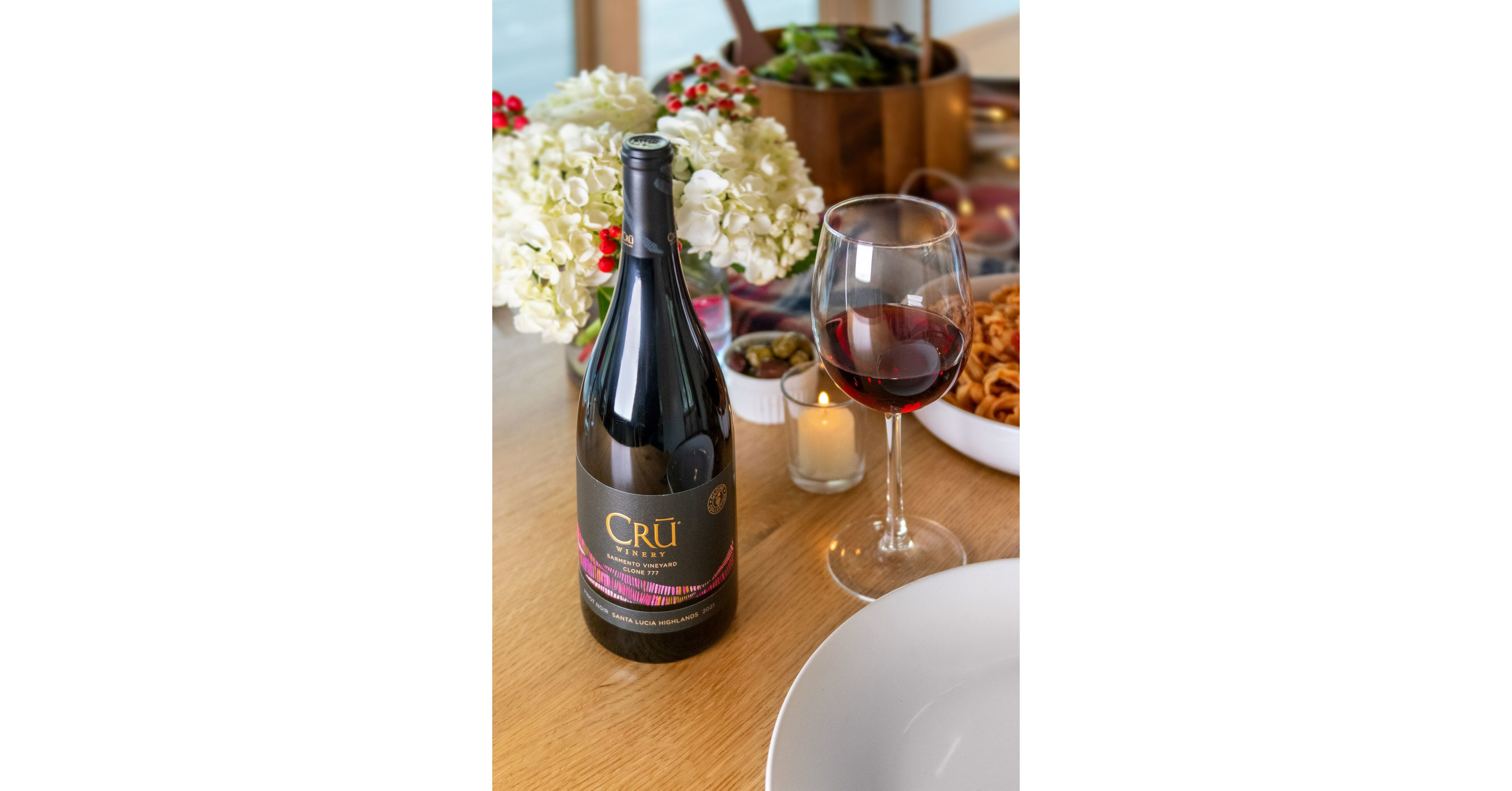 CRŪ Winery Announces 95 Point Score on Sarmento Vineyard Clone 777 ...