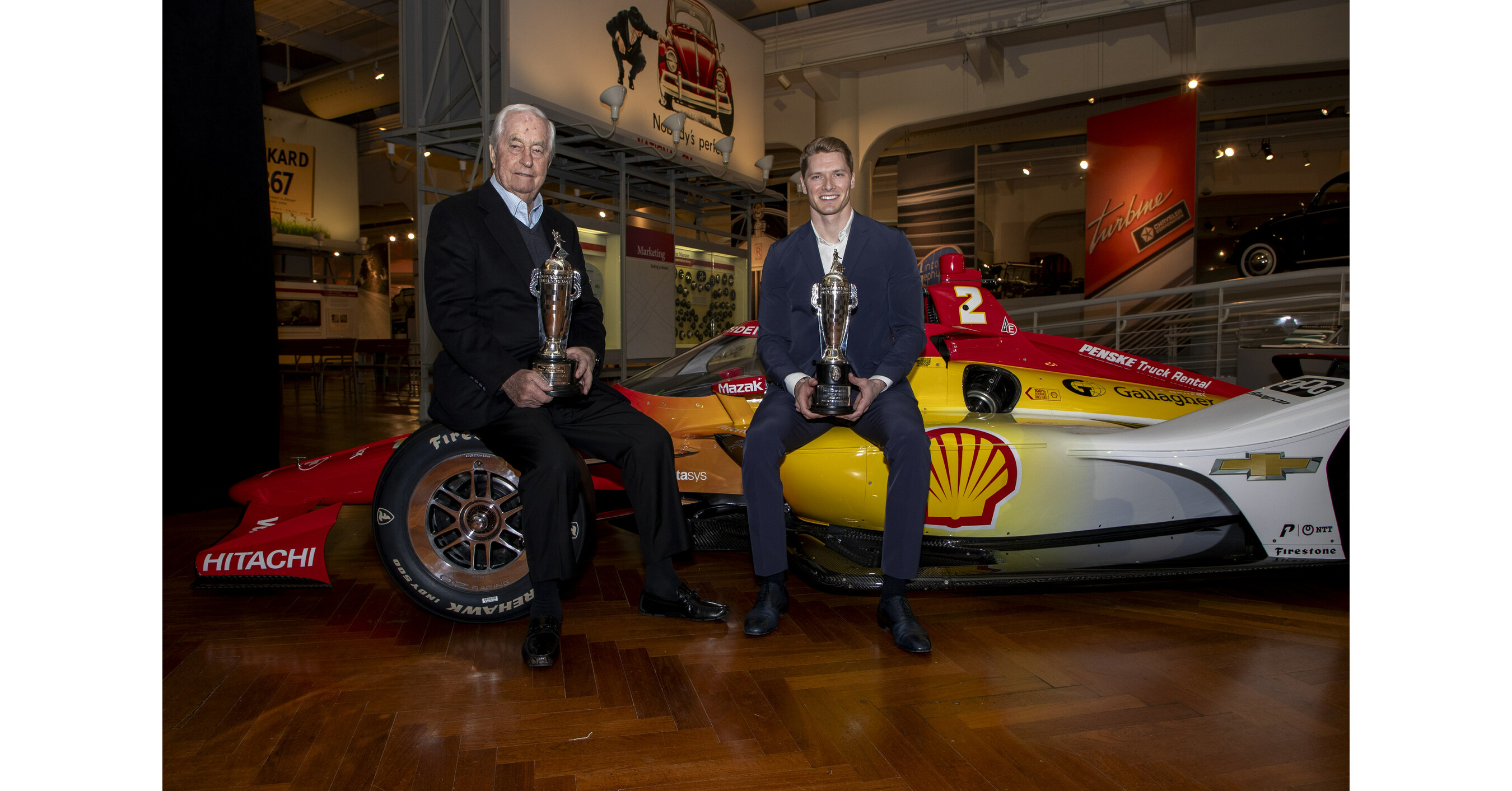 BorgWarner Presents Josef Newgarden and Roger Penske with Coveted Baby ...