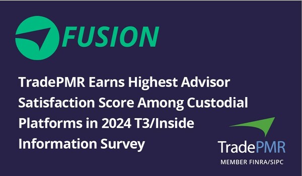 TradePMR Earns Highest Advisor Satisfaction Score Among Custodial ...