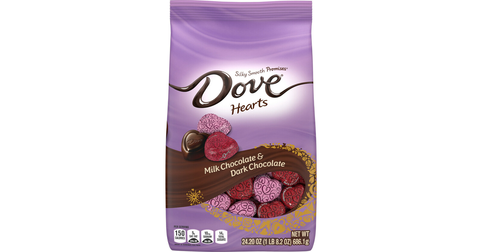 Dove Chocolate Valentine Candy Dove Promises Milk Chocolate & Dark