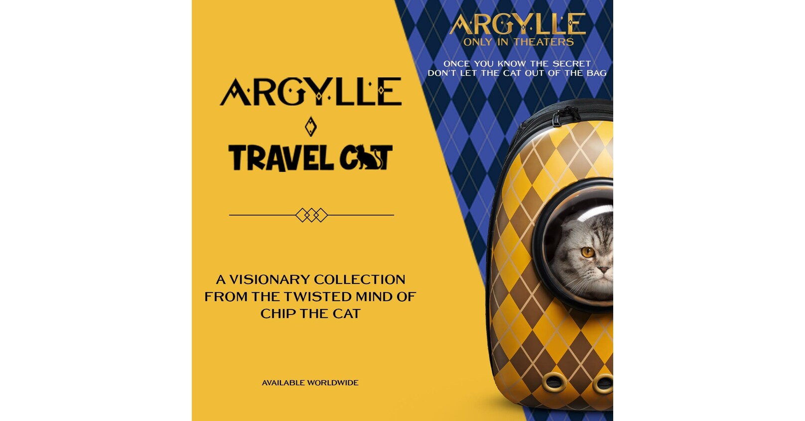 Travel Cat Unveils Exclusive Cat Collection Inspired by Matthew Vaughn ...