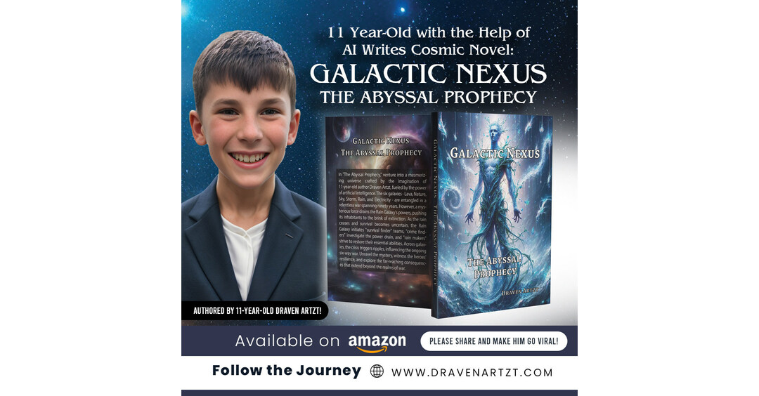 11-Year-Old Prodigy Draven Artzt Takes the Literary World by Storm with ...