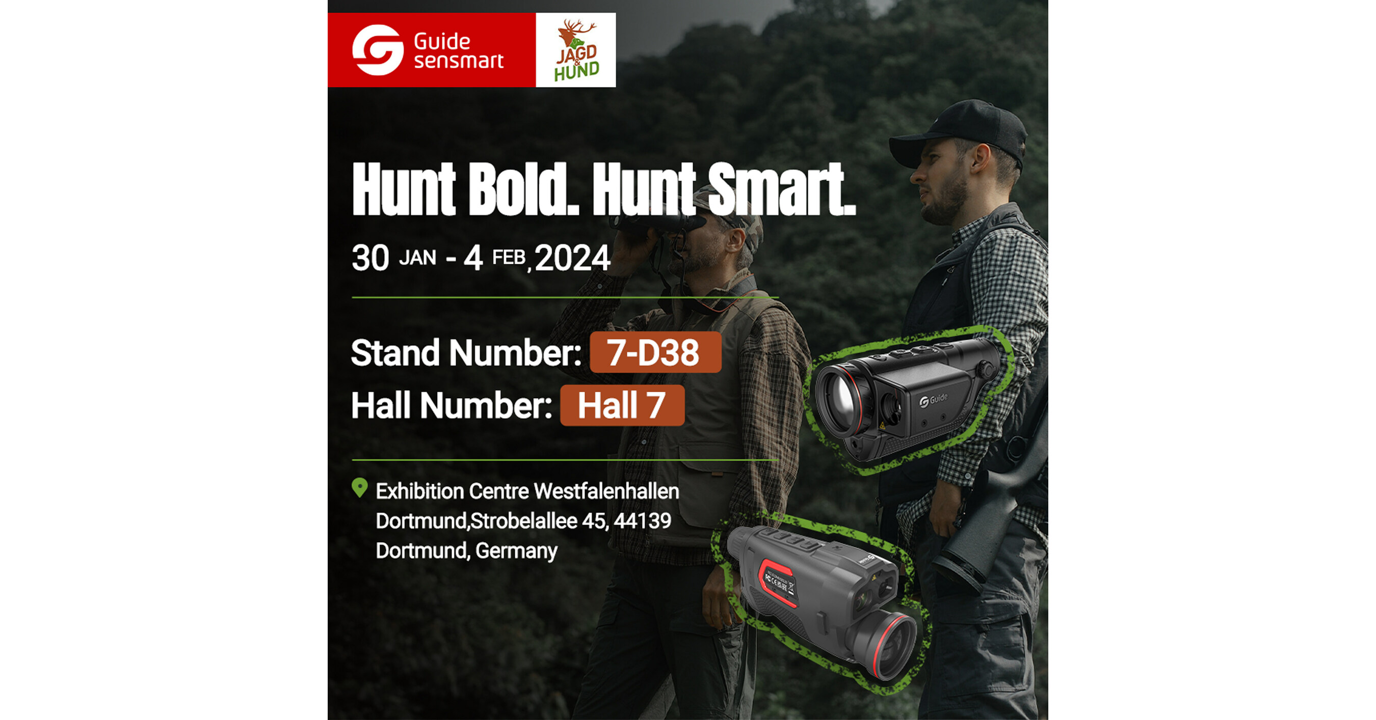 La última tecnología de visión nocturna por infrarrojos de Guide sensmart estuvo presente en la ...