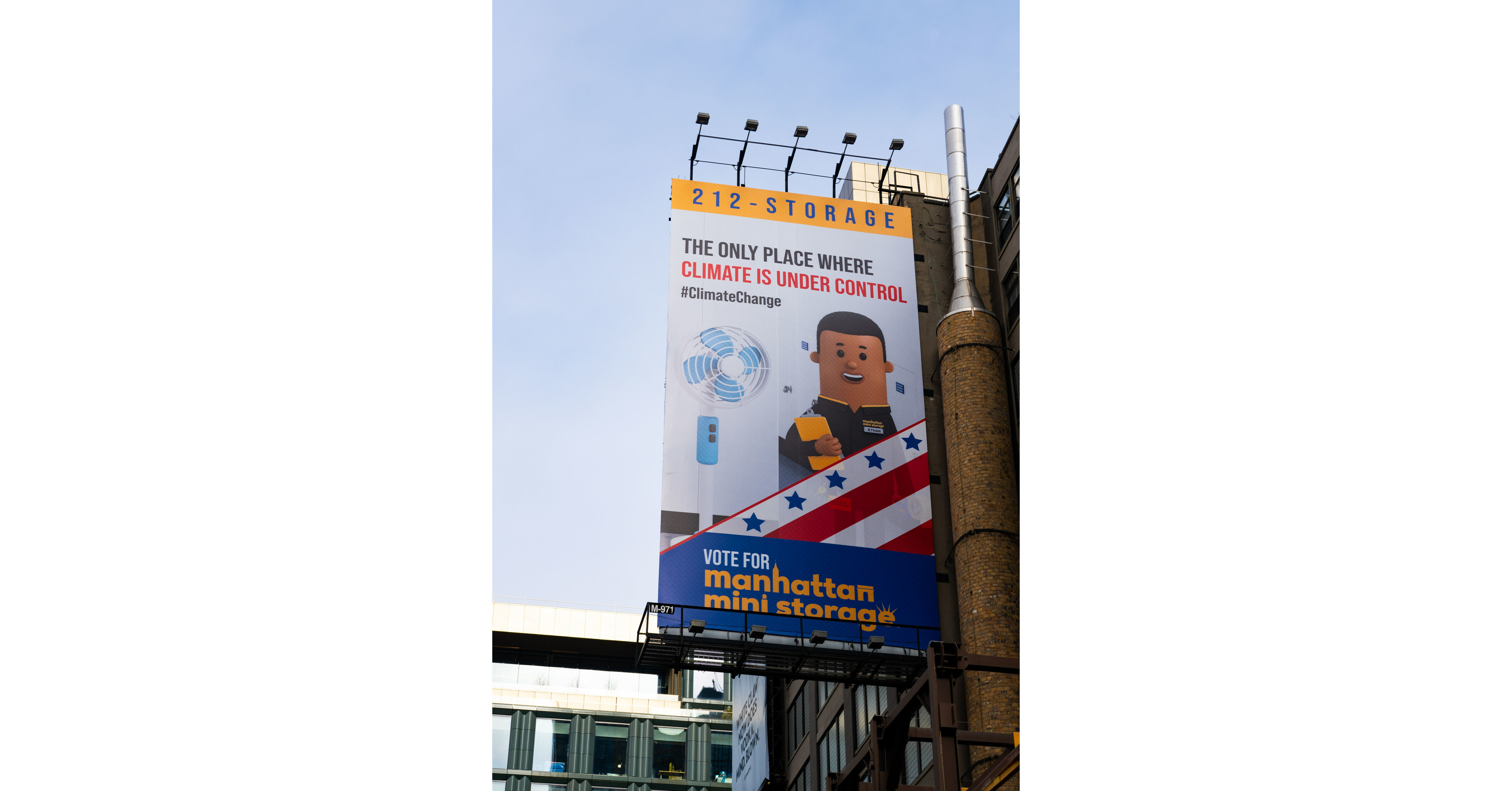 Manhattan Mini Storage Ignites Election Buzz: Daring Billboards Blend ...