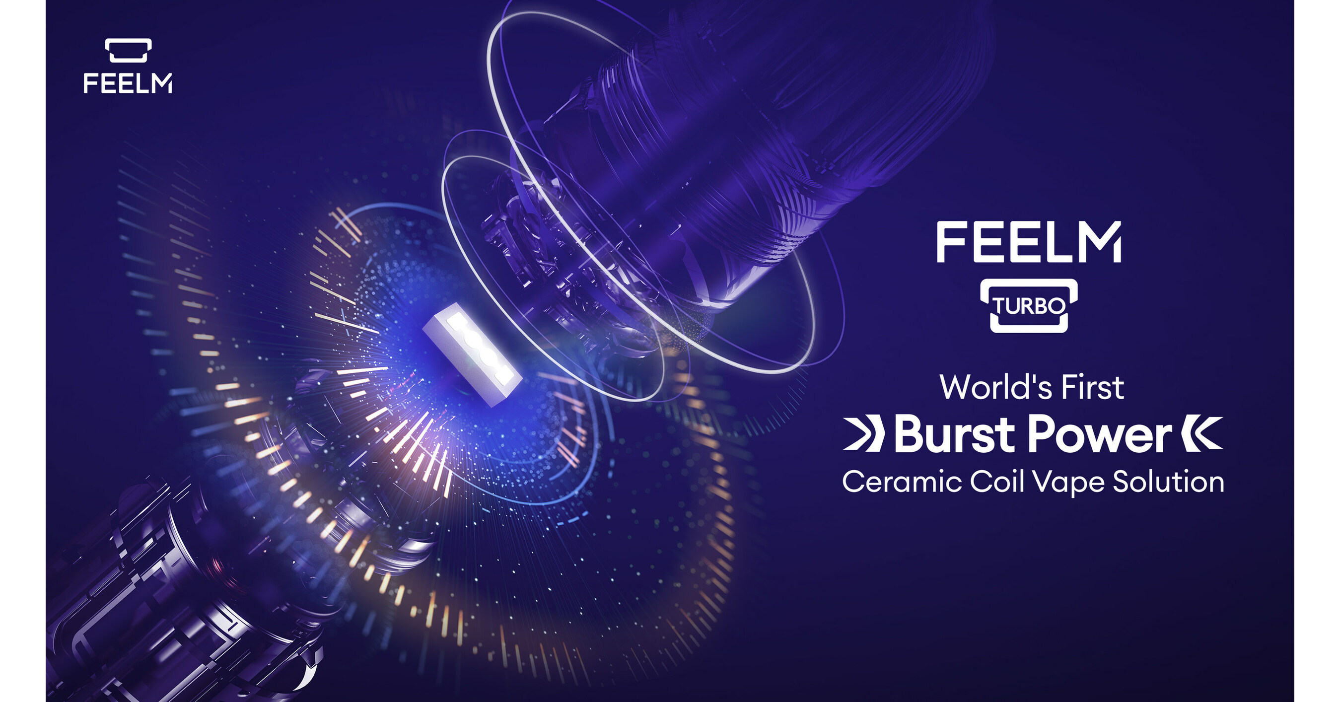 FEELM Introduces the World's First Burst Power Ceramic Coil Vape ...