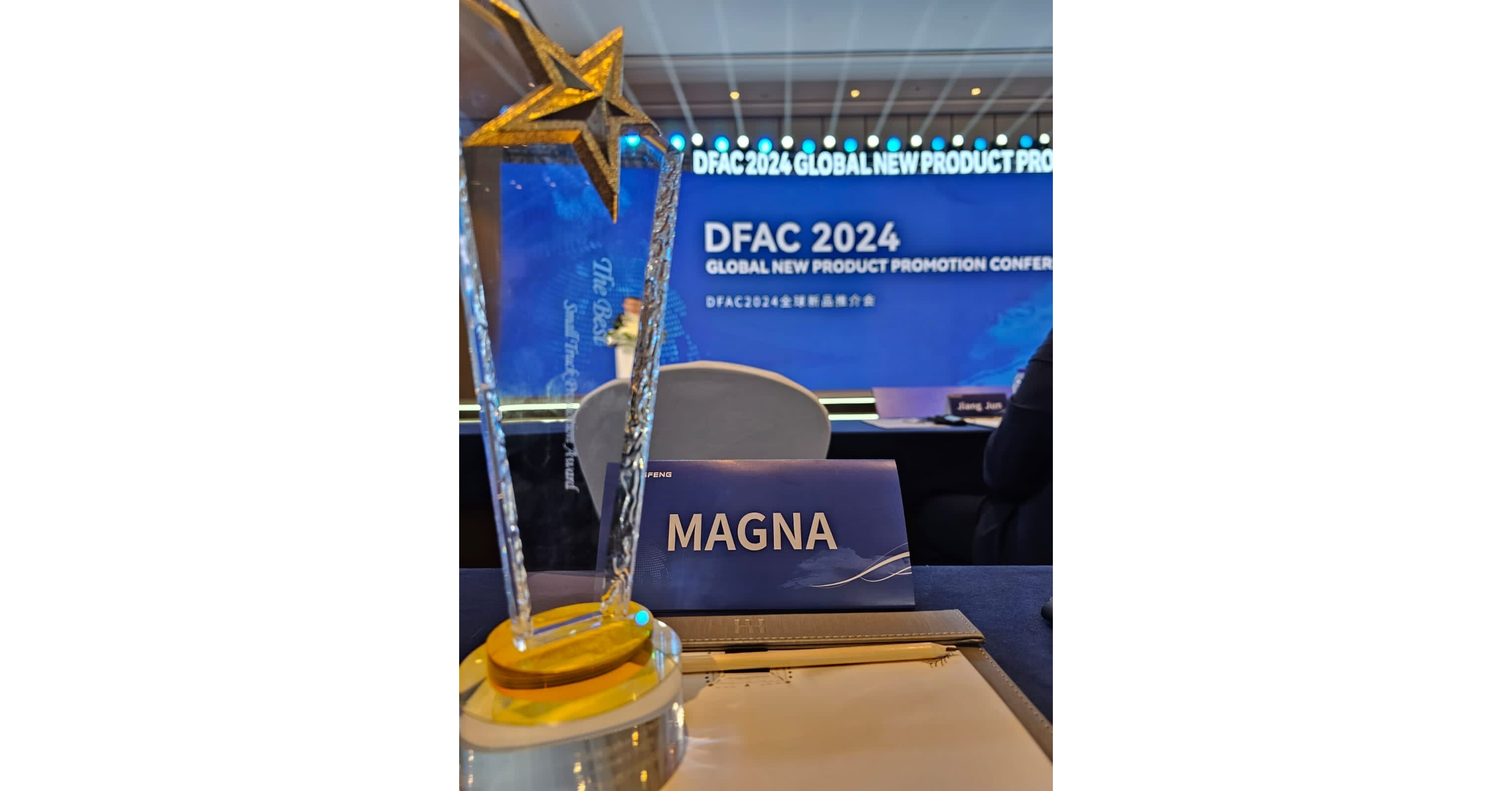 Magna Group receives recognition from Dongfeng DFAC