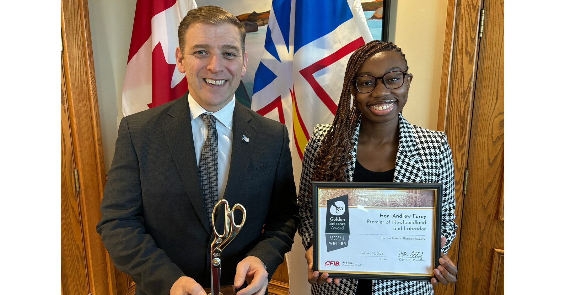 CFIB's annual Golden Scissors Award recognizes Ontario and Atlantic ...