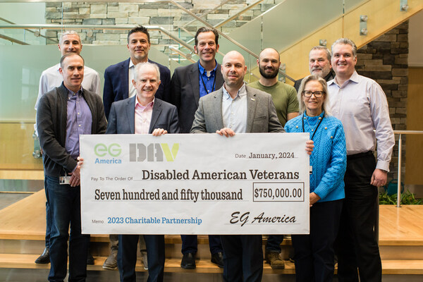 EG America Raises $750,000 for Disabled American Veterans