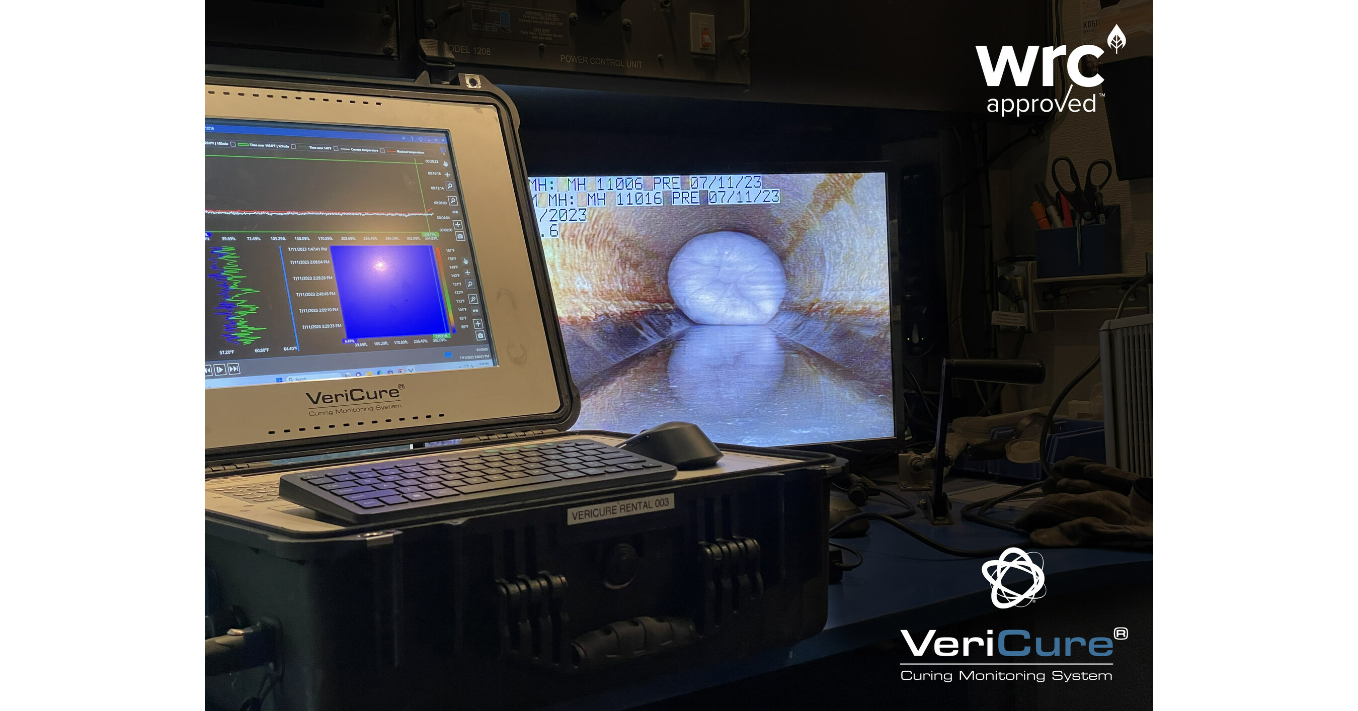 VORTEX TECHNOLOGY GROUP RECEIVES WRC APPROVAL FOR VERICURE® CIPP CURING MONITORING SYSTEM