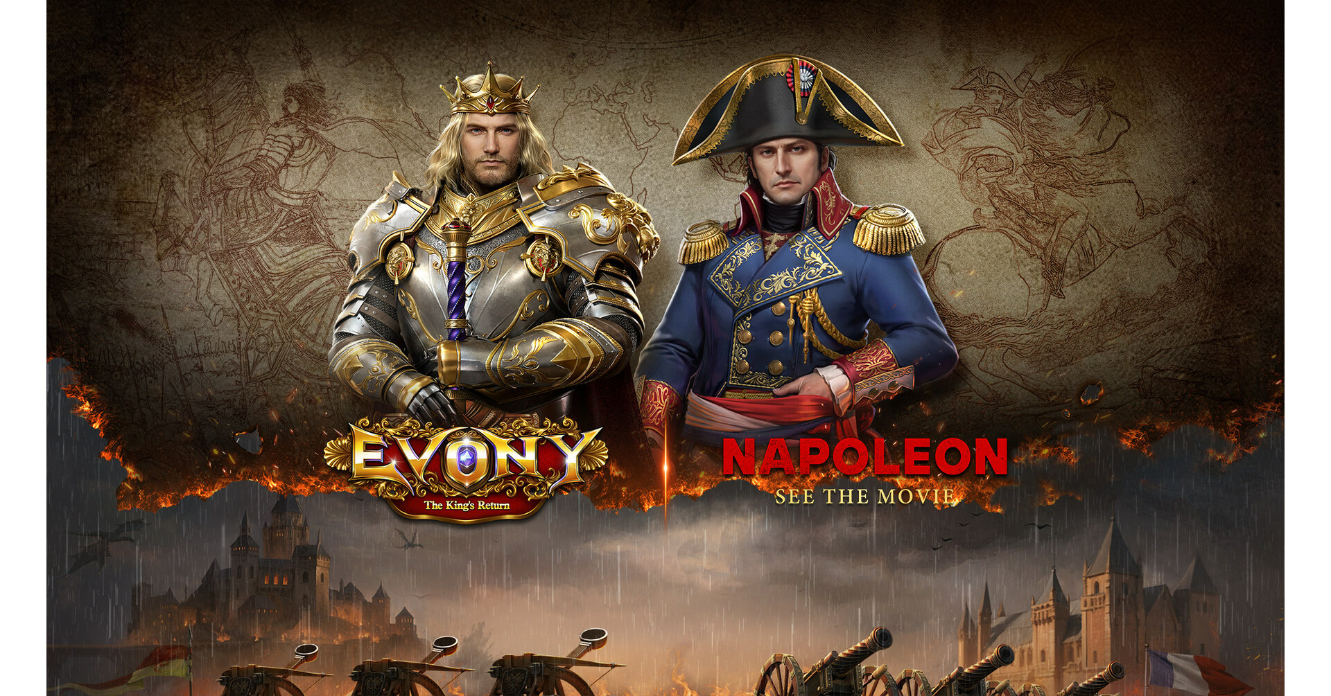 Evony & Napoleon Collaboration: A Historical Game and Movie Event