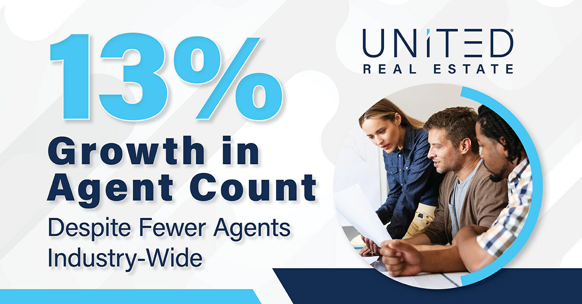 United Real Estate Delivers 13% Growth in Agent Count Despite 1.7% ...