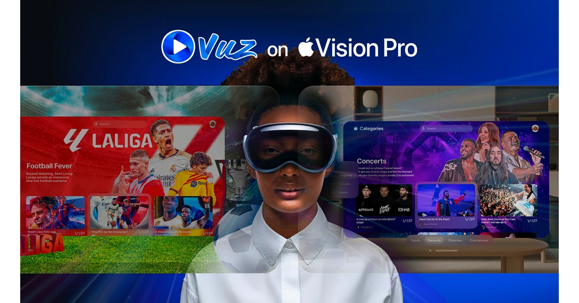 VUZ REDEFINES ENTERTAINMENT FOR APPLE VISION PRO: THE FUTURE OF ...