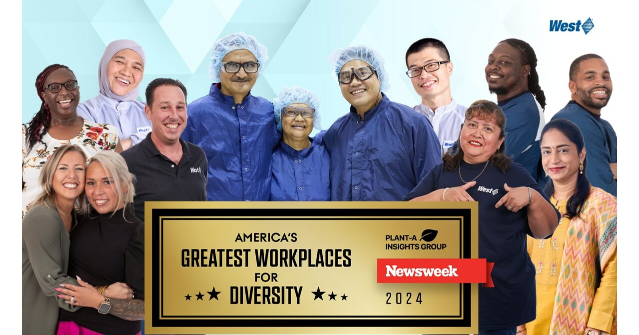 West Named to Newsweek's America's Greatest Workplaces 2024 for Diversity