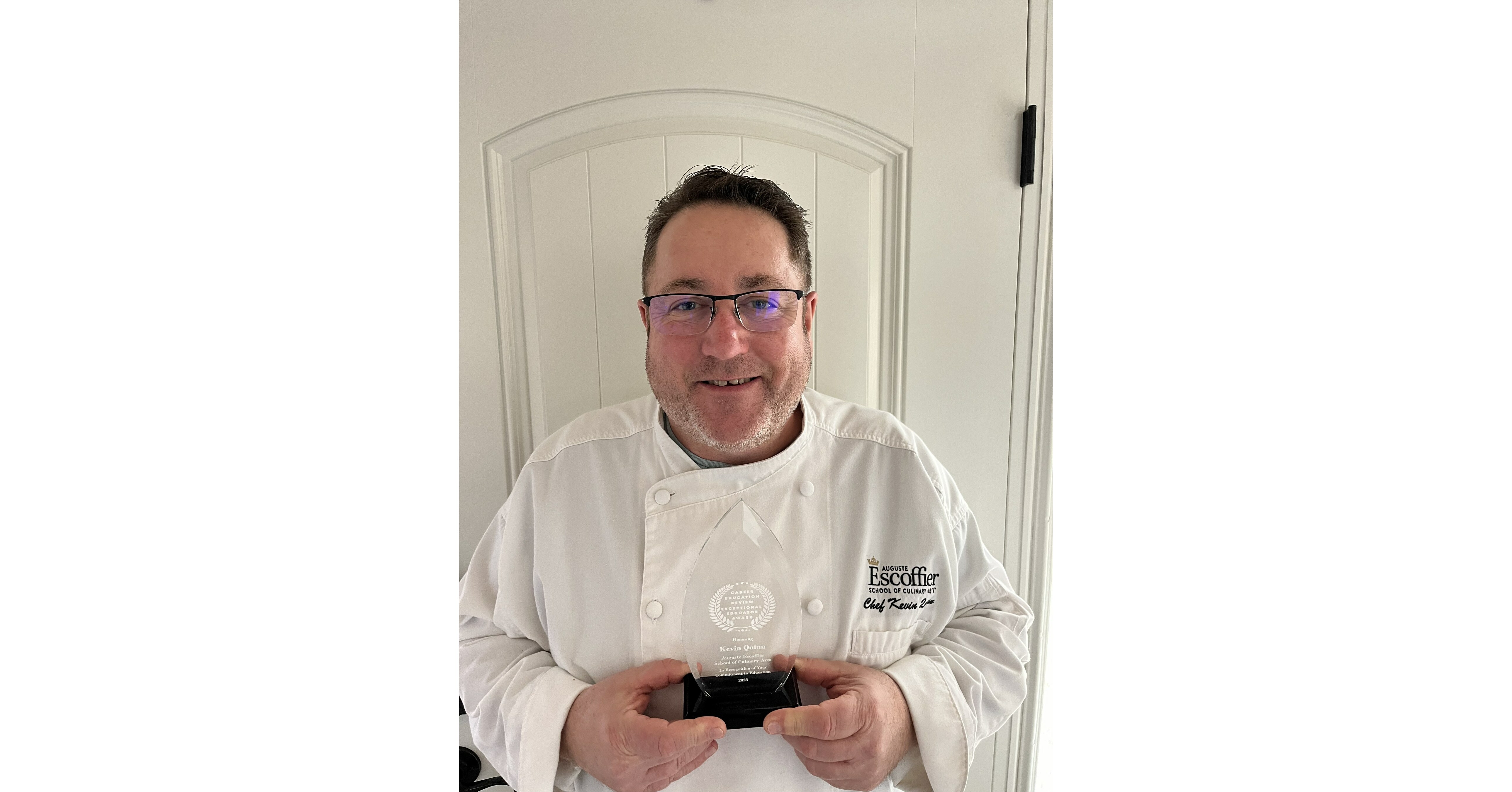 Chef Kevin Quinn Honored as a Recipient of Career Education Review's ...