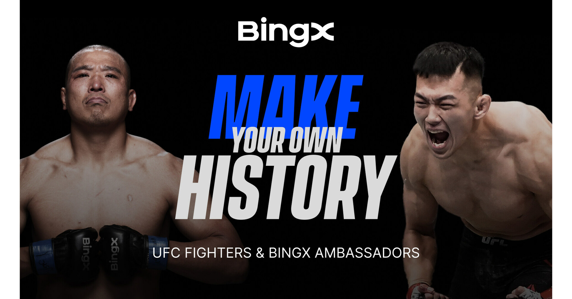 BingX, patrocinador de los luchadores de UFC Junyong Park y Da Woon Jung