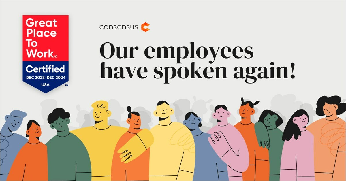 Consensus Earns 2024 Great Place To Work Certification™