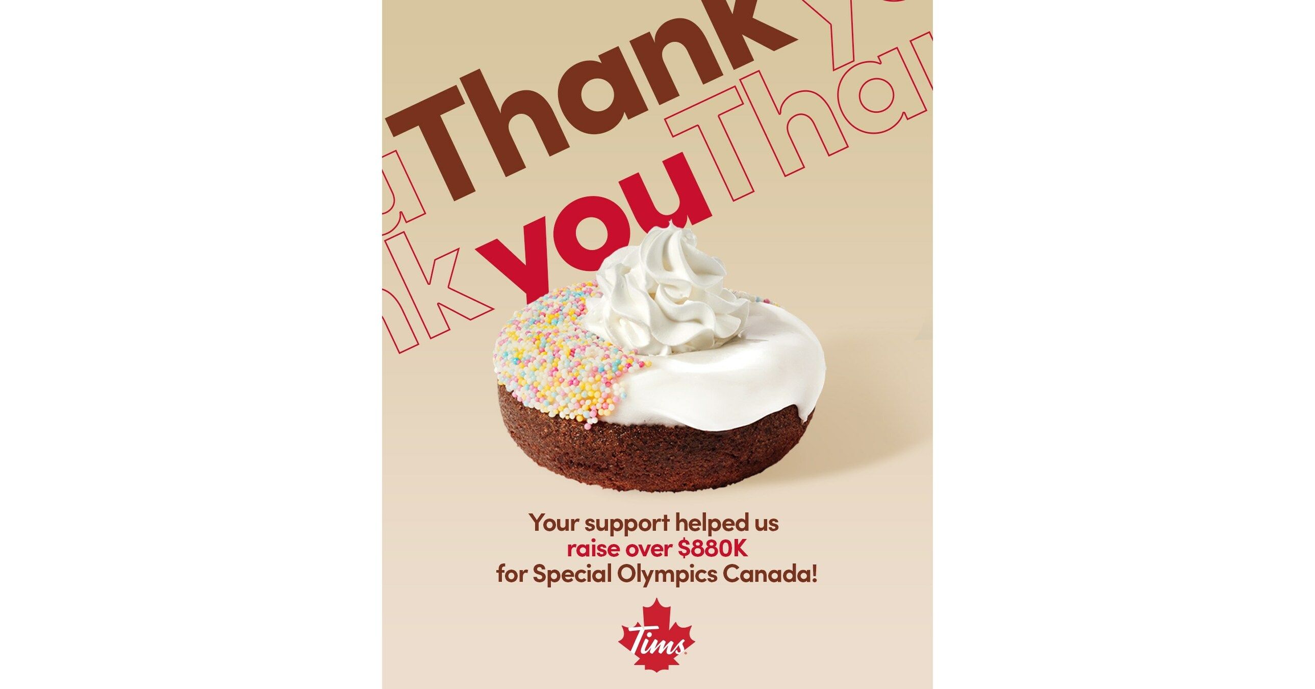 Tim Hortons raises record-breaking $884,000 for Special Olympics Donut ...
