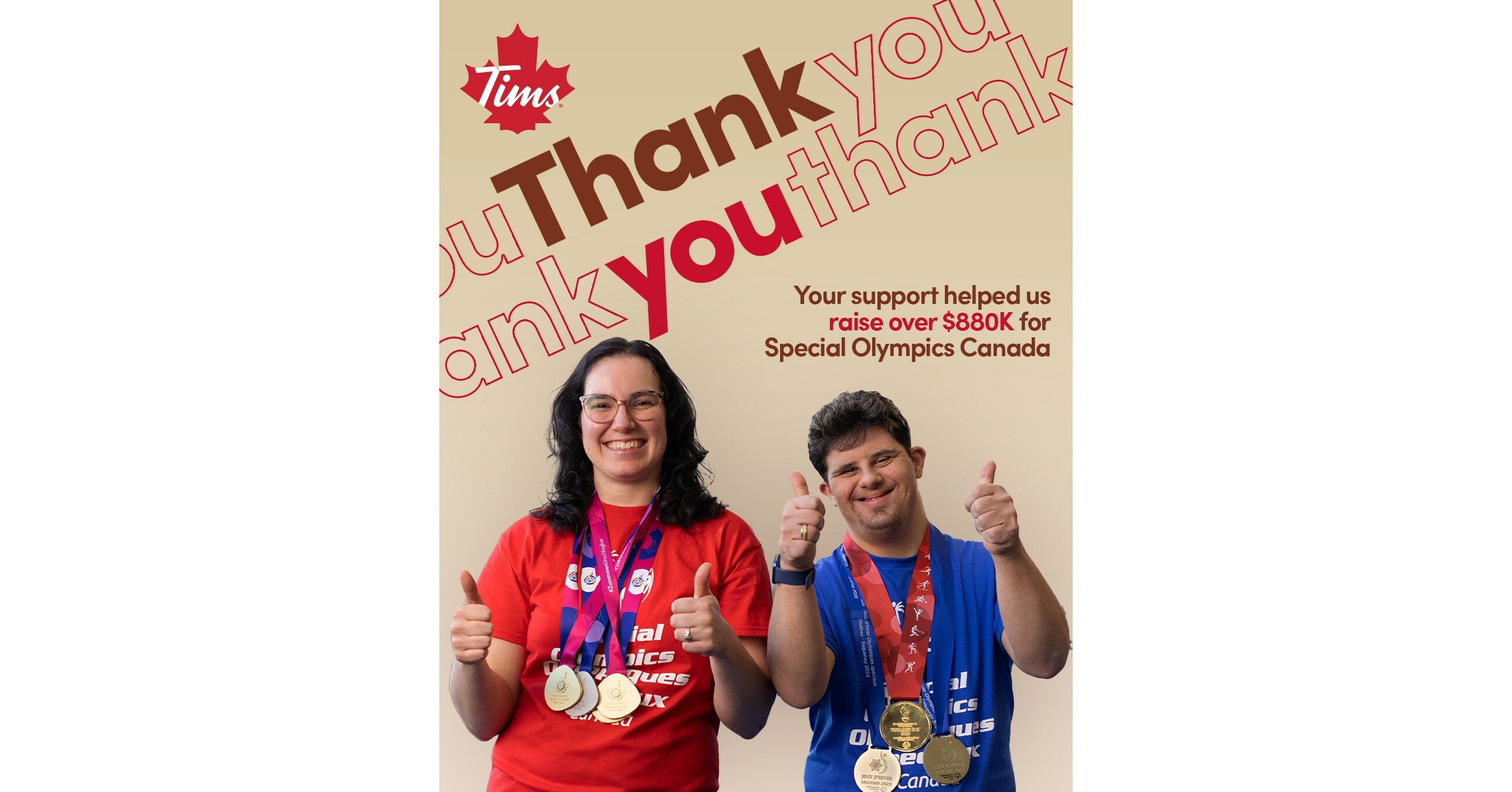 Tim Hortons raises record-breaking $884,000 for Special Olympics Donut ...