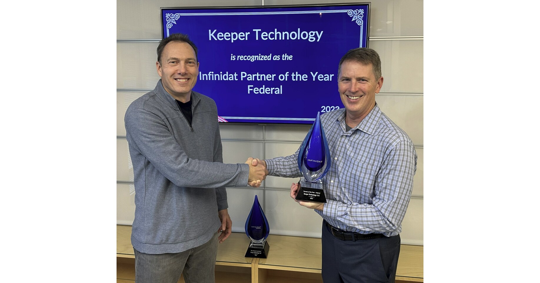 Keeper Technology Named 2023 Partner of the Year - Federal by Infinidat