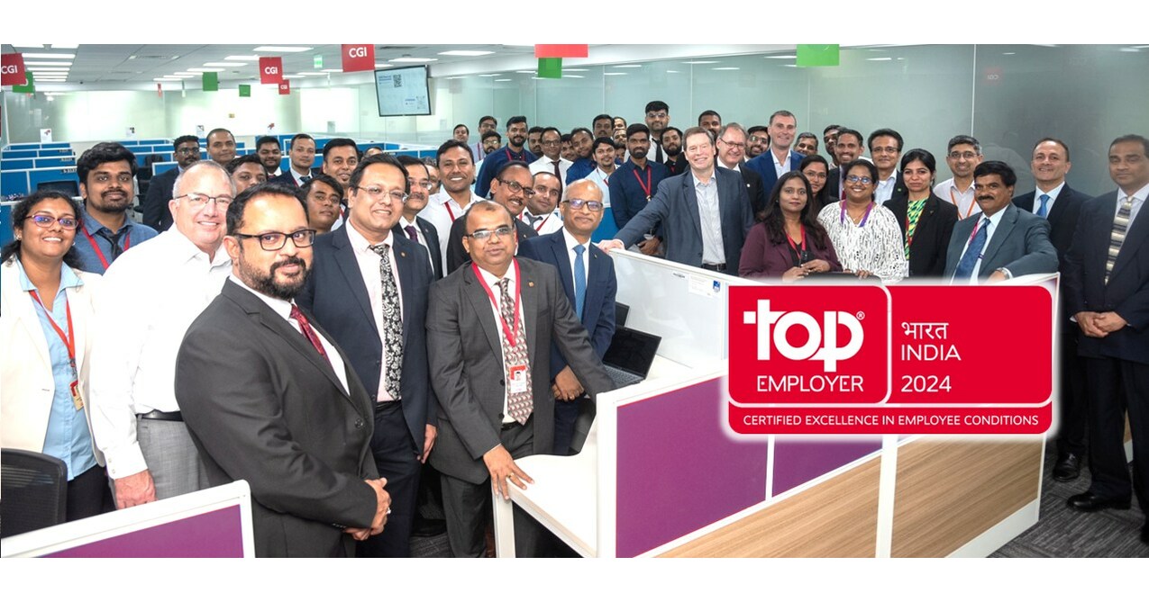 CGI in India named as a Top Employer 2024