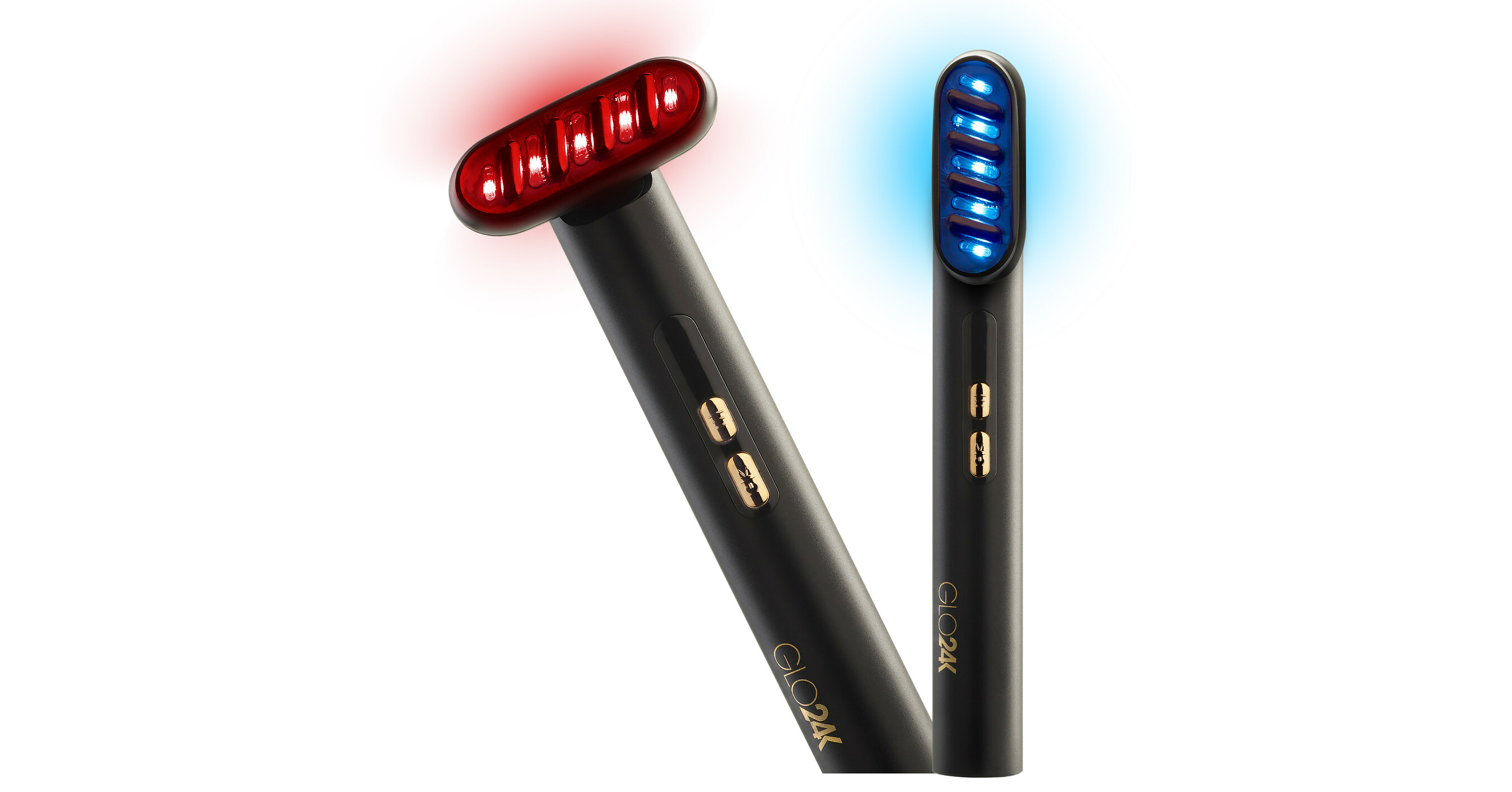 GLO24K 6-IN-1 Beauty Therapy Wand - A Spa-at-Home LED Beauty Device ...