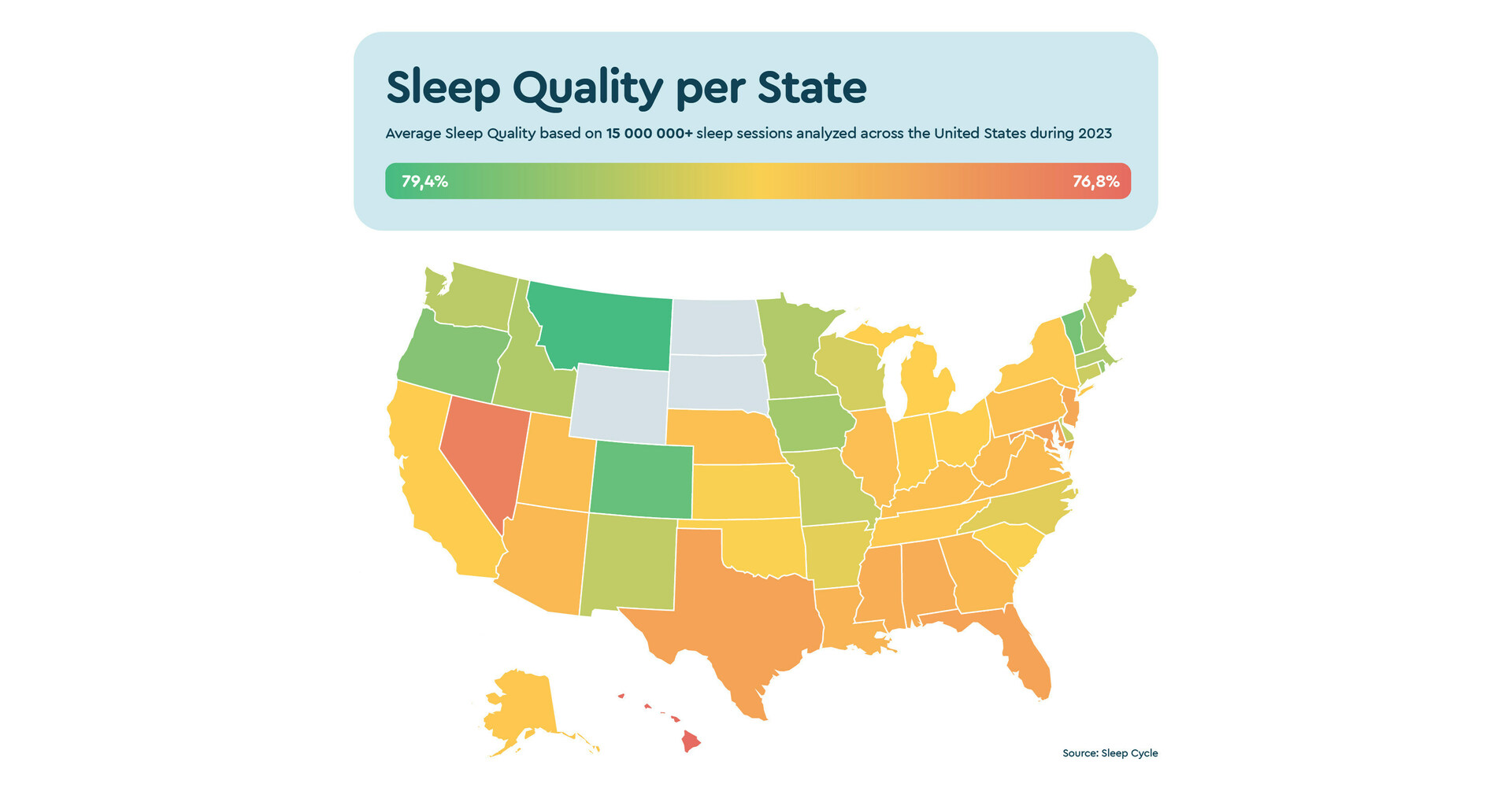 Americans in Hawaii, Nevada and Maryland Have the Worst Sleep Quality ...