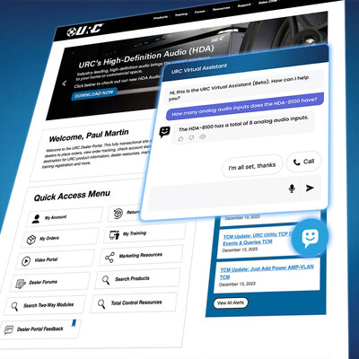 URC Automation Launches AI-Powered Virtual Assistant To Drive Growth