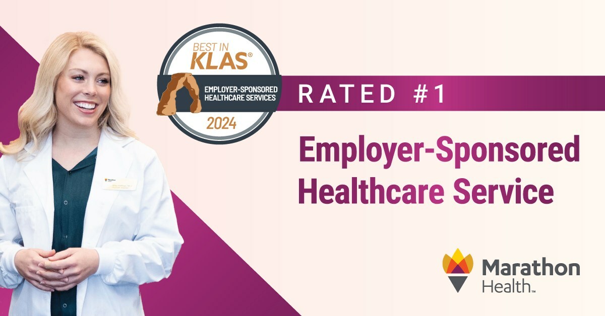 Marathon Health Ranked No. 1 Employer-Sponsored Healthcare Service