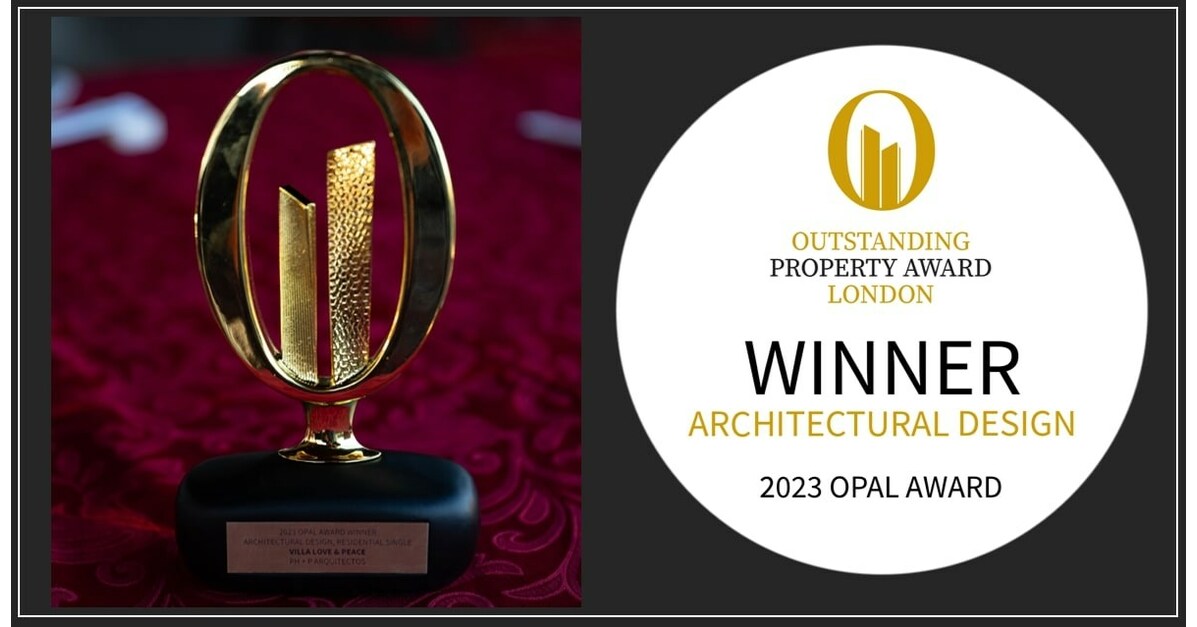 Villa Love & Peace Wins Outstanding Architectural Design Opal Award